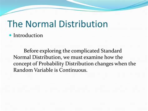 Statistics Normal Distribution Pptx Physics Science