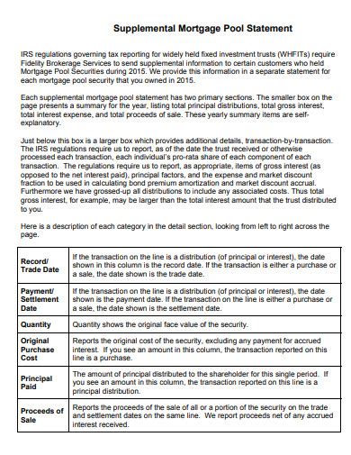 10 Mortgage Statement Examples To Download