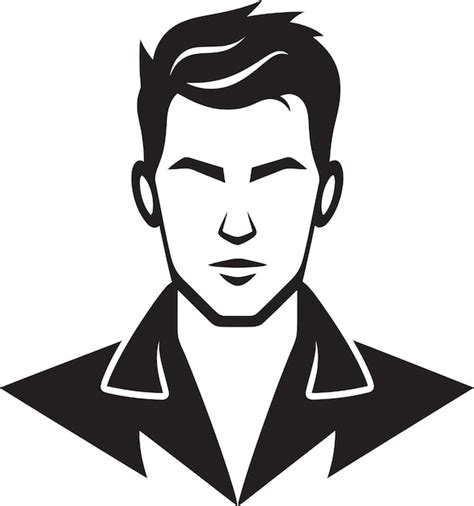 Premium Vector Dynamic Monochrome Man Vector Blacksilhouettes Of Identity Black Vector Men