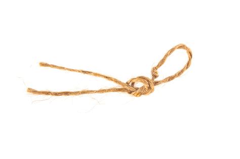 흰색 배경에 고립 된 로프 조각 다양한 제품을 결합하기위한 재료 밧줄에 대한 스톡 사진 및 기타 이미지 밧줄 실 제작물