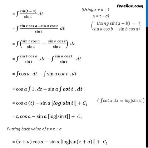 Example 6 Find Integrals I Sin 3 X Cos 2 X Dx Ii Sin X