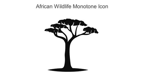 African Wildlife Monotone Icon In Powerpoint Pptx Png And Editable Eps Format PPT Presentation