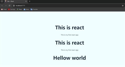 Naveed Khan On Linkedin Today I Learned How To Set Up A React Project Using Vite Built My First
