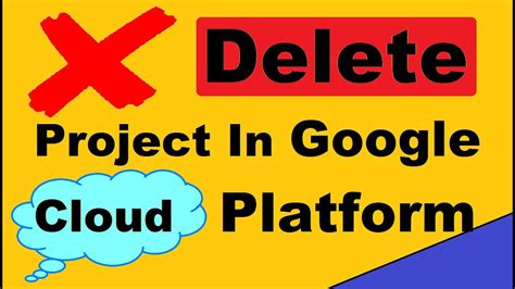Delete Google Cloud Project