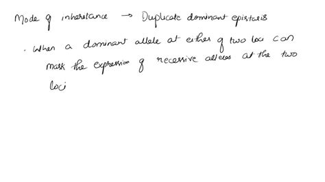 Solved From The Given Phenotypes 1 Determine Mode Of Inheritance By