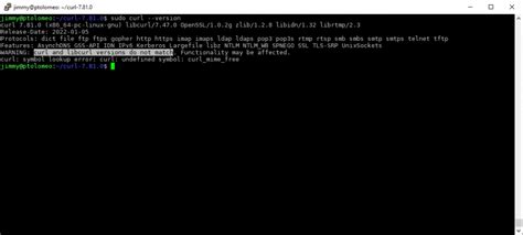Instalando La última Versión De Curl Ks7000wp