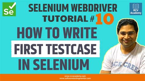 Selenium Webdriver Tutorial 10 How To Write First Testcase In