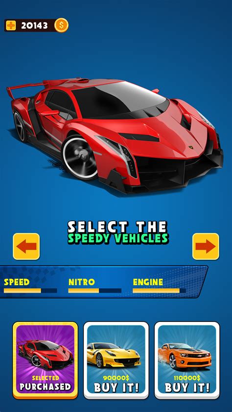 Car Racing Game Ui Design Behance