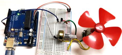 使用 Arduino 和电位器来控制直流电机的速度 物联沃 Iotword物联网