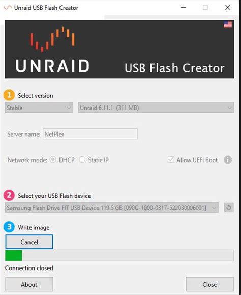 unable to create unraid usb stick general support unraid