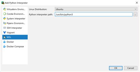 Getting PyCharm To Recognize Python On The Windows Linux Subsystem Bash On Windows Stack