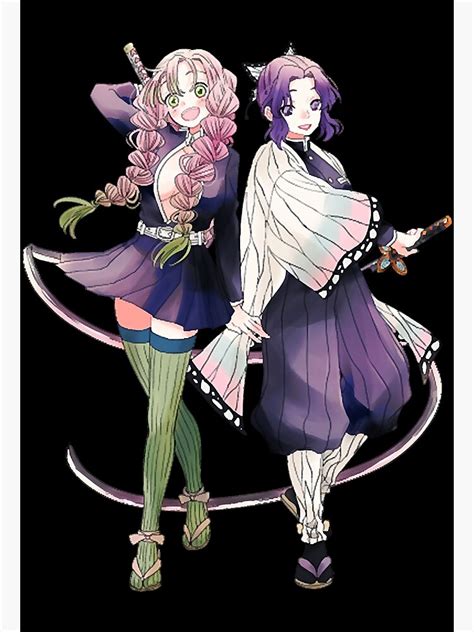 Kochou Shinobu And Kanroji Mitsuri Kimetsu No Yaiba Drawn By Mizuki