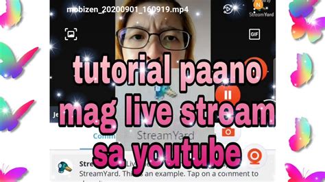 Paano mag live stream sa Youtube - YouTube