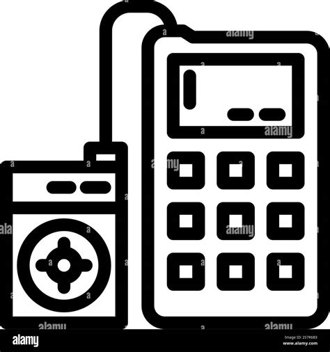 Sensor Calibration Electronics Line Icon Vector Sensor Calibration