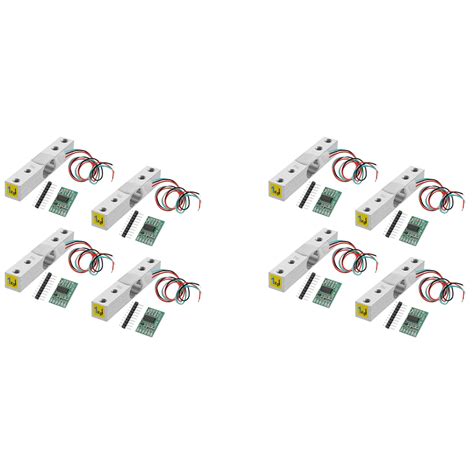 Digital Load Cell Weight Sensor 8 Sets 1kg Load Cell Hx711 Ad Weighit
