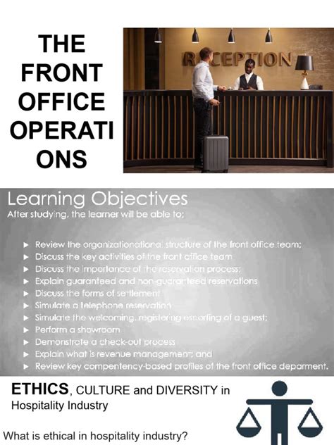 The Front Office Operations Pdf