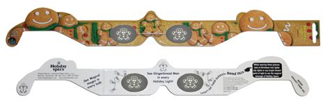 Gingerbread Man 3d Glasses