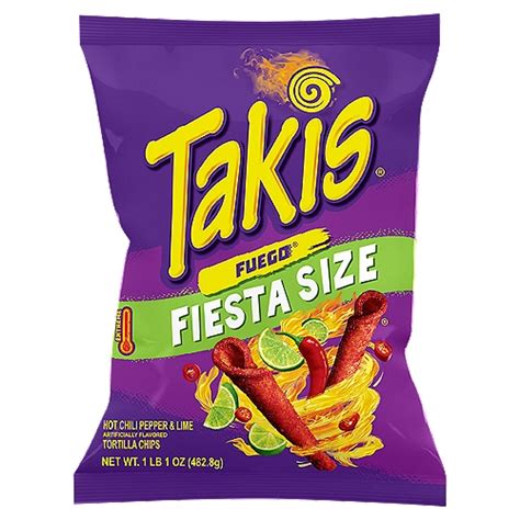 Takis Fuego Rolls 17 Oz Bag Hot Chili Pepper And Lime Flavored Spicy