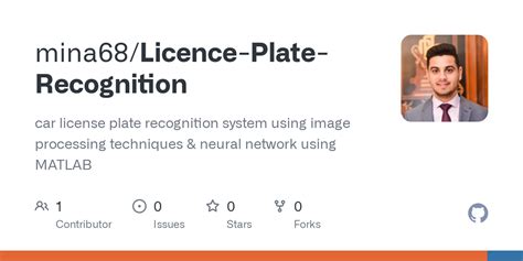 GitHub Mina Licence Plate Recognition Car License Plate Recognition System Using Image