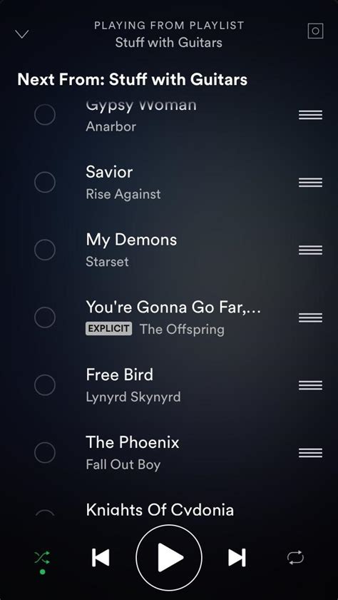 Spotify's shuffle algorithm put my 8 most played songs at the end of the playlist ...