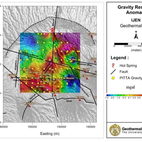 Residual Gravity Anomaly Map Download Scientific Diagram