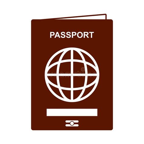 Passport Logo Design Stock Vector Illustration Of Examining 319324082