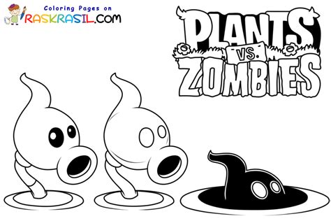 Plants Vs Zombies Garden Warfare Coloring Pages Fasci Garden