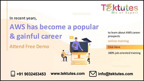 Tektutes On Twitter This Free Demo On Aws Training Will Help Attendees Gain A Better