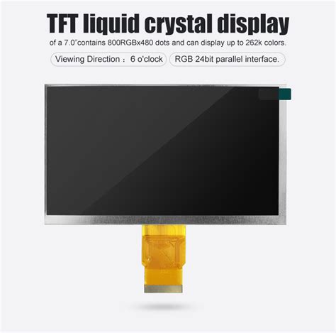 Polcd Inch Tft Module X High Brightness IPS Screen RGB Interface Capacitive Touch Panel