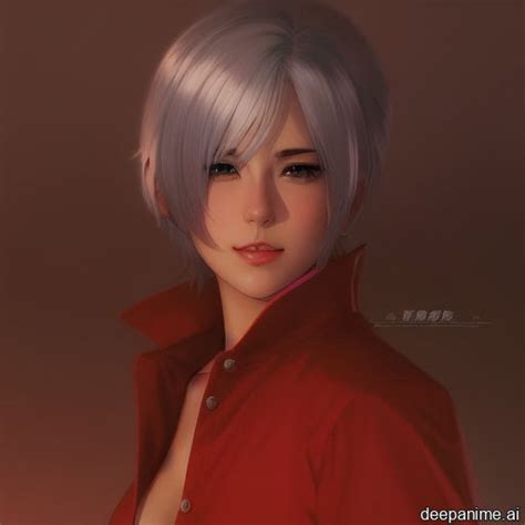 Deepanime Ai White Haired Girl In Red By Sai Kyosouldier On Deviantart