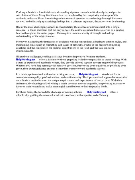 More Than One Sentence Thesis Pdf Essays Thesis