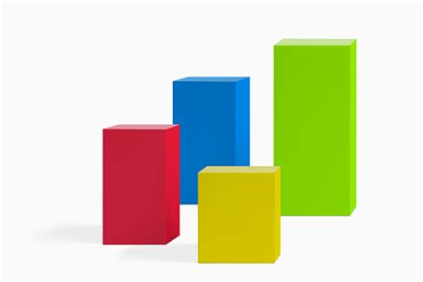 제품 전시를 위한 큐브 연단 및 입방체 블록 무대 플랫폼 벡터 컬러 박스 연단 또는 큐브는 사실적인 3d의 쇼케이스 받침대를 의미합니다 0명에 대한 스톡 벡터 아트 및 기타