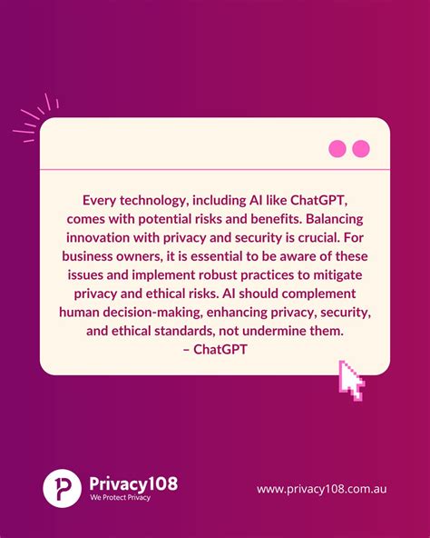 Privacy108 Consulting On Linkedin We Asked Chatgpt To Tell Us How Asking A Generative Ai Could