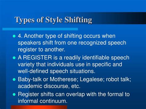 Ppt Style Shifting And Code Shifting Powerpoint Presentation Free Download Id 5413993