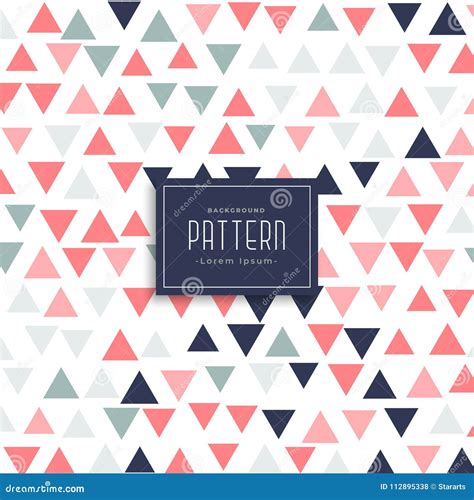Modern Triangle Pattern Vector Background Stock Vector Illustration