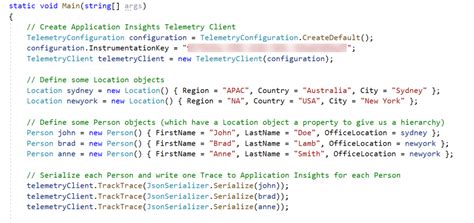How To Report On Serialized Json Object Data In Application Insights