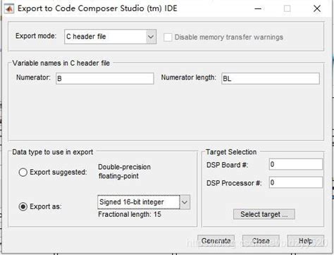 matlab2015b dsp ccs6 1 3 fir滤波器仿真 bldzyy520的博客 csdn博客