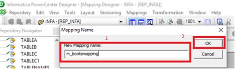 mapping creation in informatica powercenter s square