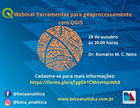 Webinar Qgis Python Geoprocessamento Sensoriamentoremoto Sig Ciênciadosdados Datascience
