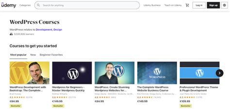The Five Best Courses To Learn Wordpress For Beginners On Udemy