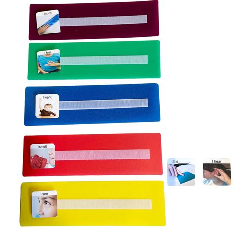 5 Small Or Large Sentence Strips With 7 Colorful Sentence Starter Card