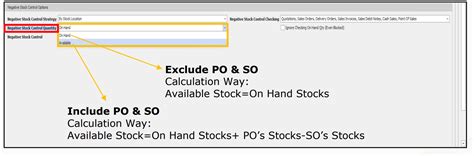 Negative Stock Control Qne Optimum Sdn Bhd