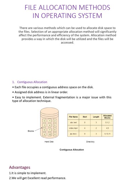 file allocation methods pdf database index computer file