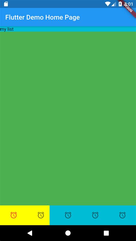 Flutter How To Create Custom Half Bottom Navigation Layout Stack Overflow