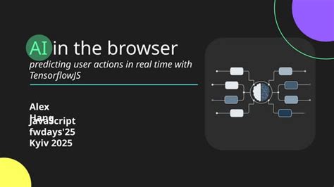 Ai In The Browser Predicting User Actions In Real Time With Tensorflowjs Alex Hang Pptx