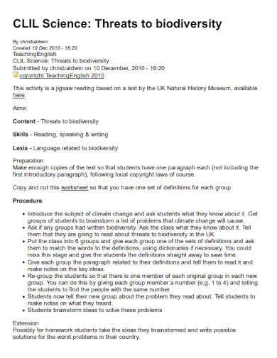 Biodiversity 99 Examples Format How To Describe Pdf