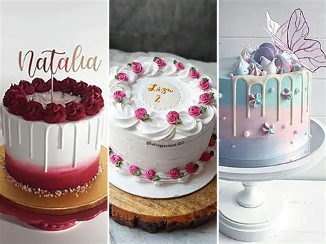 کیک تولد زنانه جدید ایده‌های کیک تولد ساده و شیک برای جشن‌های خانوادگی