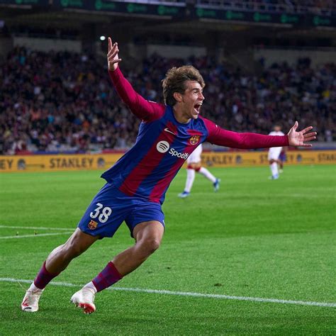 Youngster Marc Guiu Sends Barcelona Second With Debut Goal Against