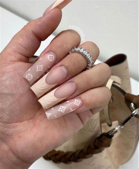Louis Vuitton Nail Design Dior Nails Pink Acrylic Nails Acrylic