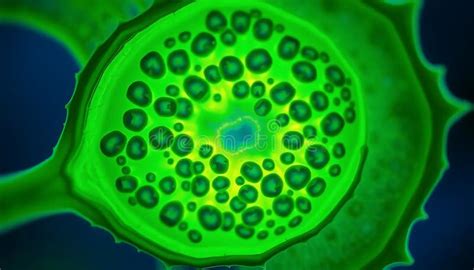 Vibrant Green Cellular Structure Stock Illustration Illustration Of Line Circle 373855811